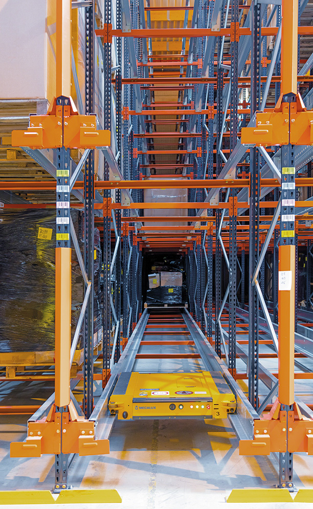 Case study of Pallet Shuttle system in Gémo warehouse - Interlake Mecalux