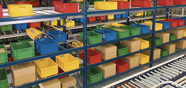 Shuttle System (automated storage solution for boxes) - Interlake Mecalux