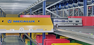 Shuttle System (automated storage solution for boxes) - Interlake Mecalux